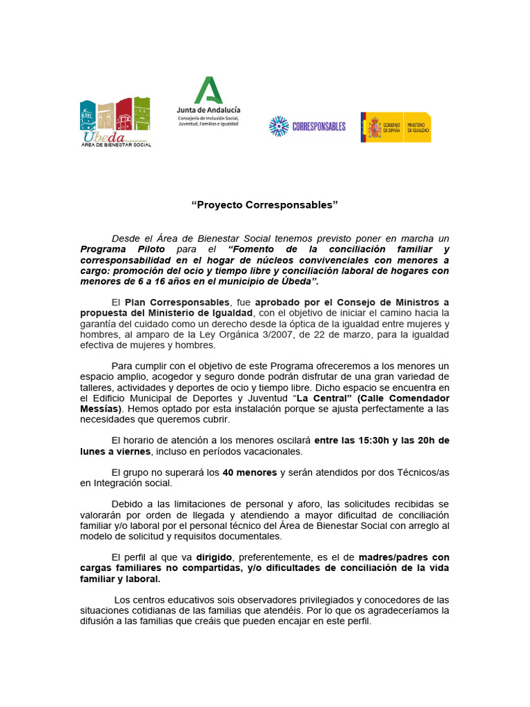 Carta Informativa Centros Educativos | PDF | Justicia | Crimen y violencia