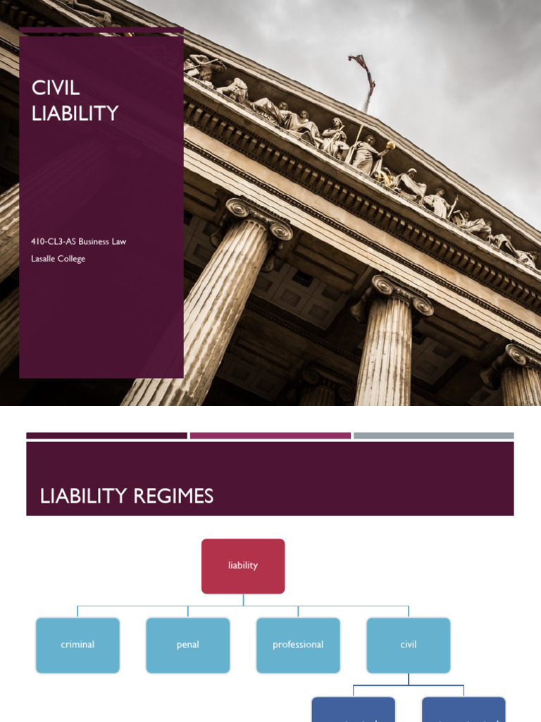 Civil Liability 1 | PDF