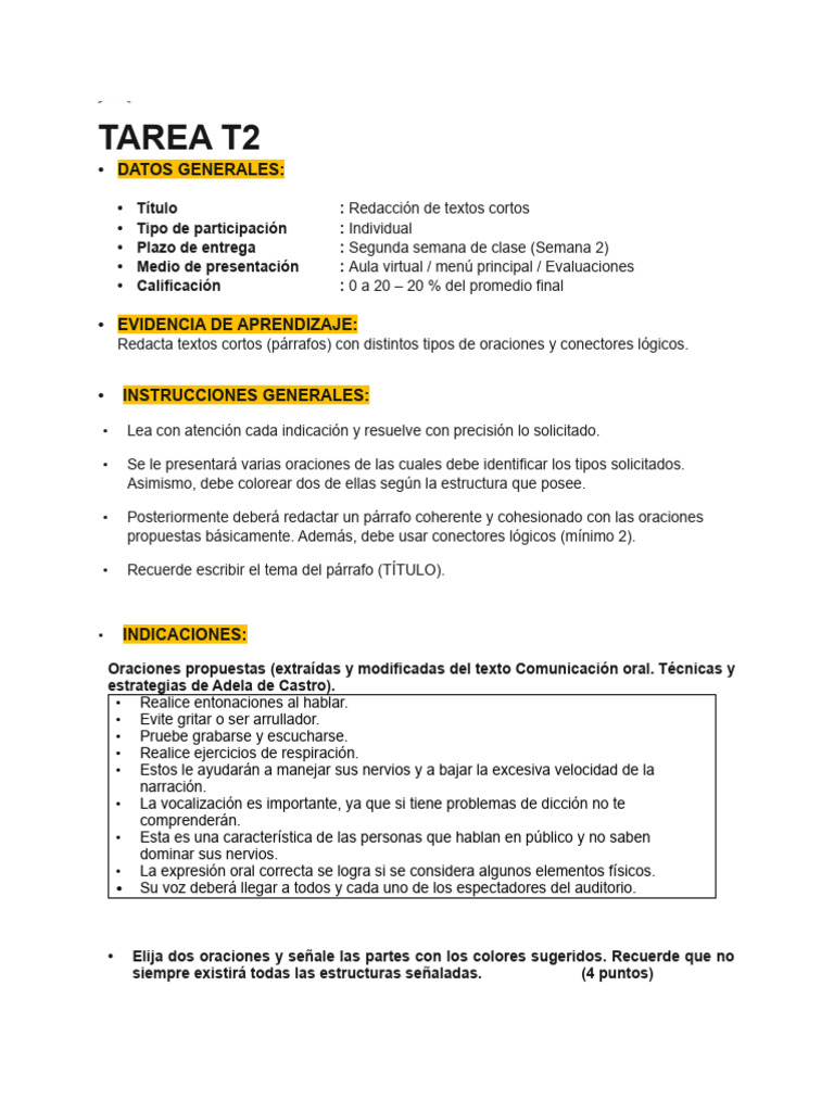 Tarea T2 - Comu | PDF