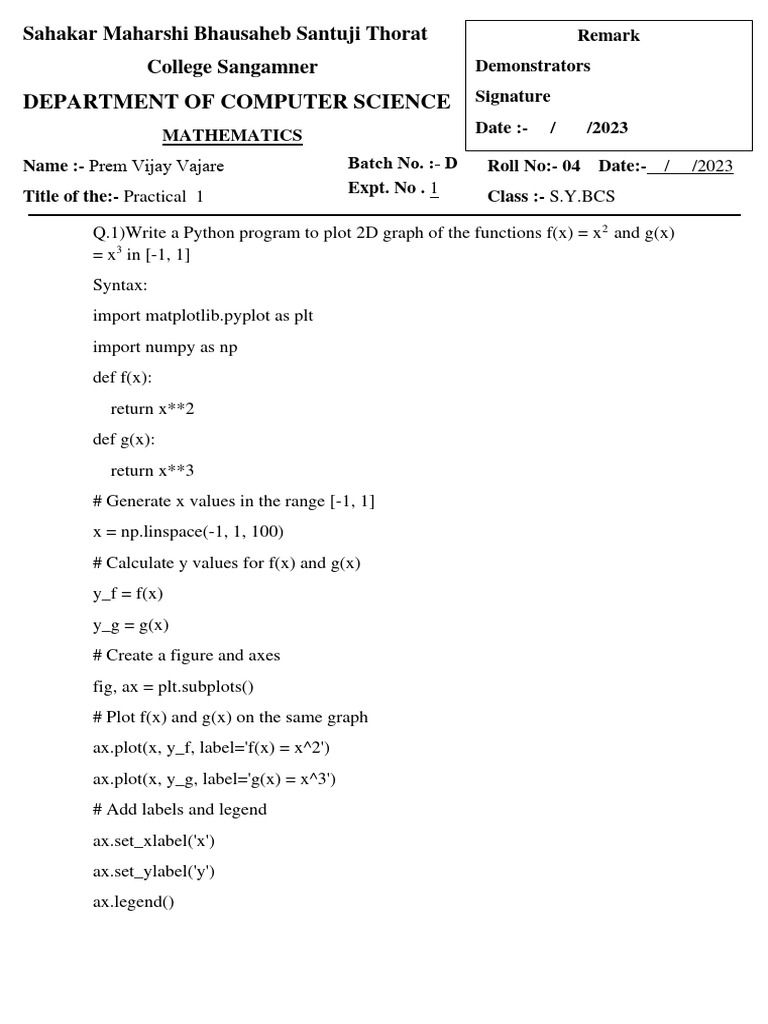 Maths Sem 4 Slips Solved by Prem Vijay Vajare | Download Free PDF | Mathematical Optimization ...