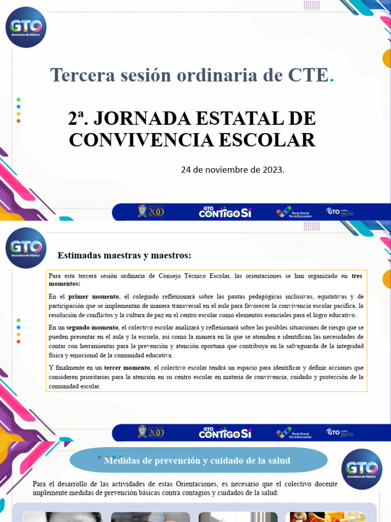3a Sesión CTE 2023. 2024 13 - 11 - 23 LAUDE | PDF | Educación de la ...