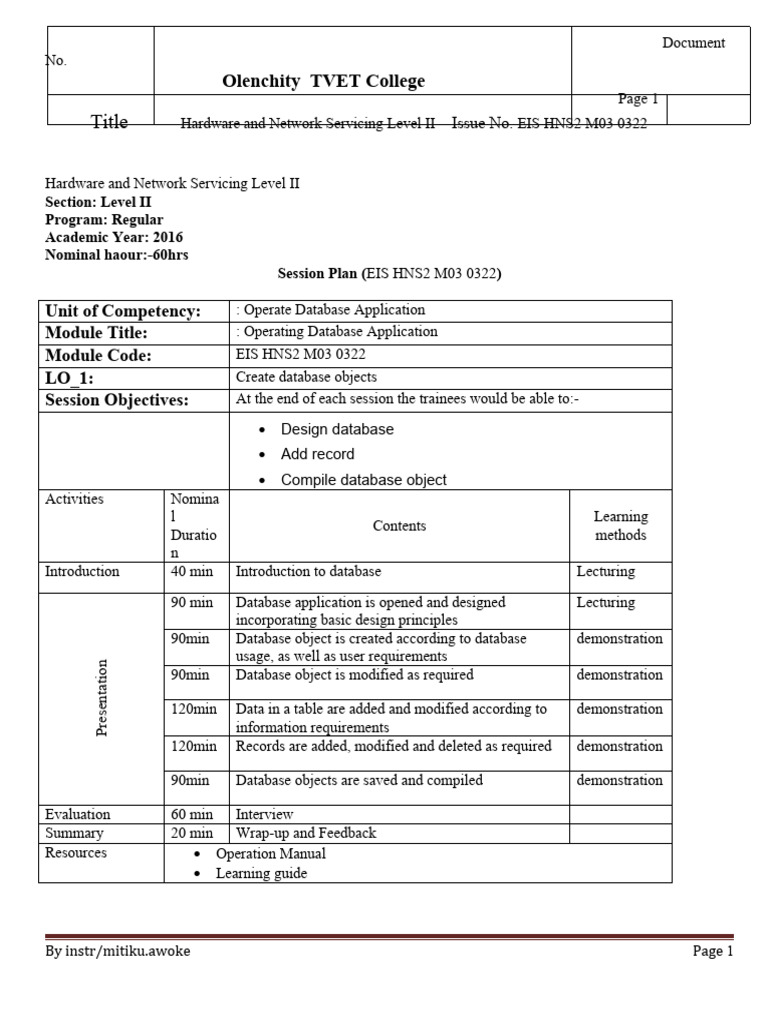 Operate Database | PDF Operate Database | PDF