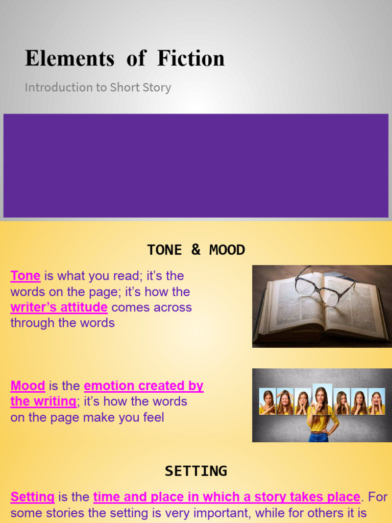 Elements of Fiction Notes (Highlighted) | PDF | Psychology