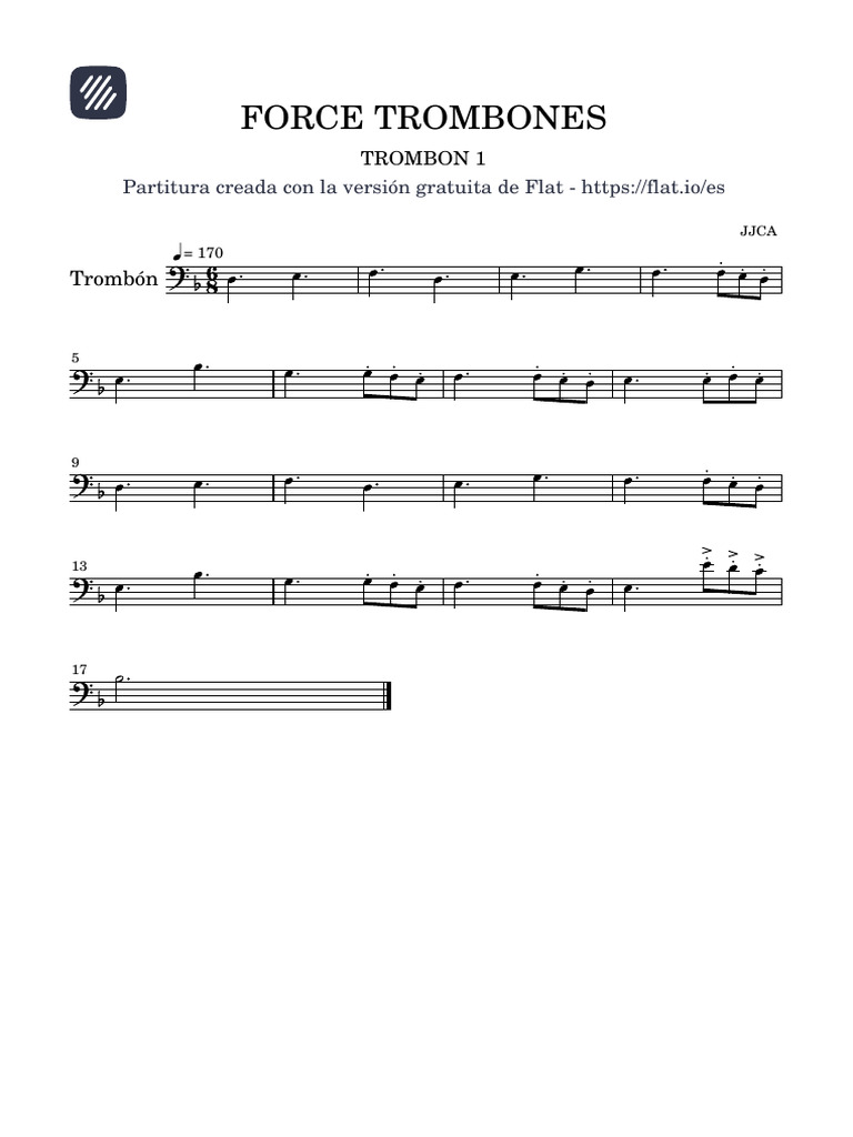 Force Trombones 1 | PDF