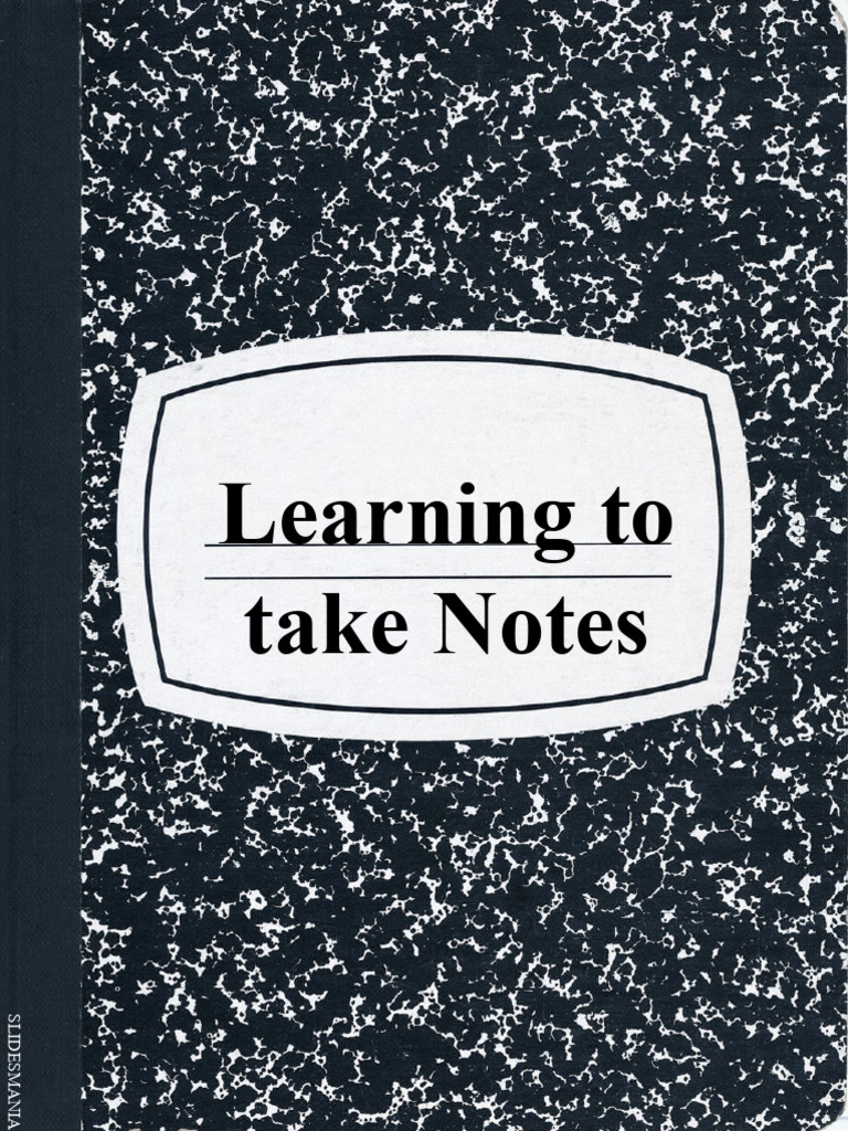 Note Taking 101 | PDF | Communication | Behavior Modification
