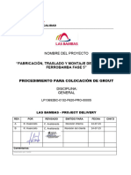 Instructivo-Aplicación de Grout | PDF | Albañilería | Ingeniería ...