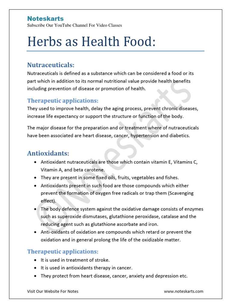 Chapter 9 Pharmacognosy Complete Notes by Noteskarts Acc To ER20 | PDF ...