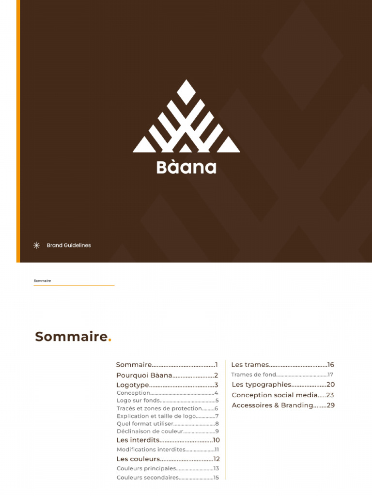 Baàna Charte Graphique | PDF