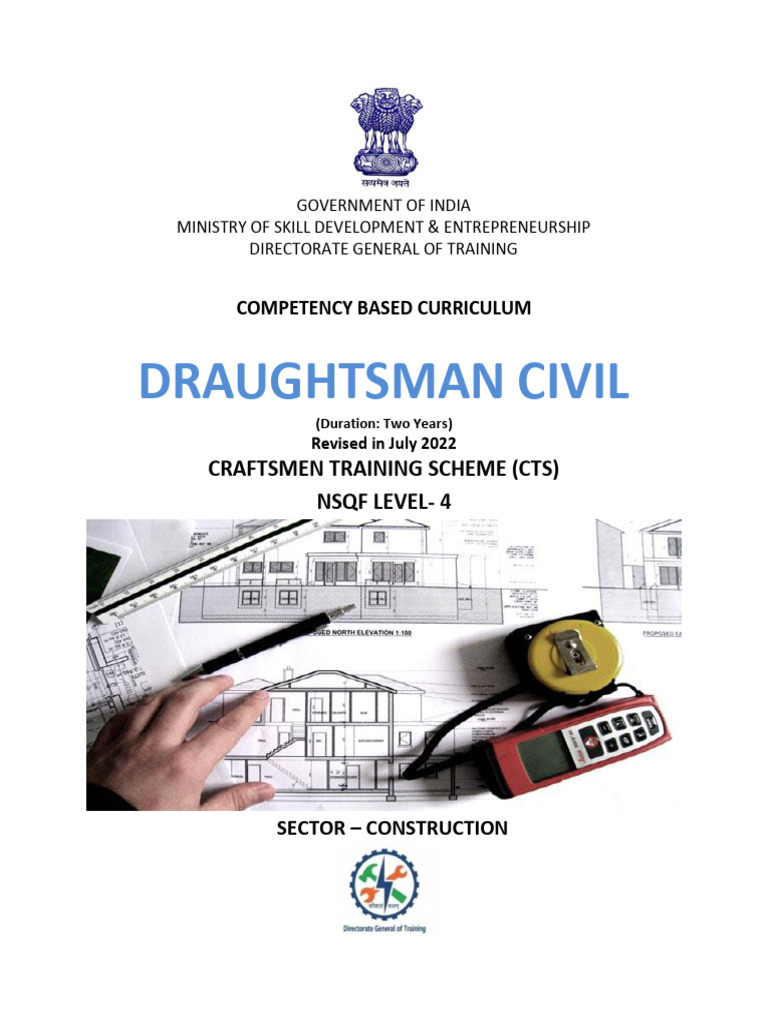 Draughtsman Civil CTS2.0 NSQF-4 | Download Free PDF | Vocational ...