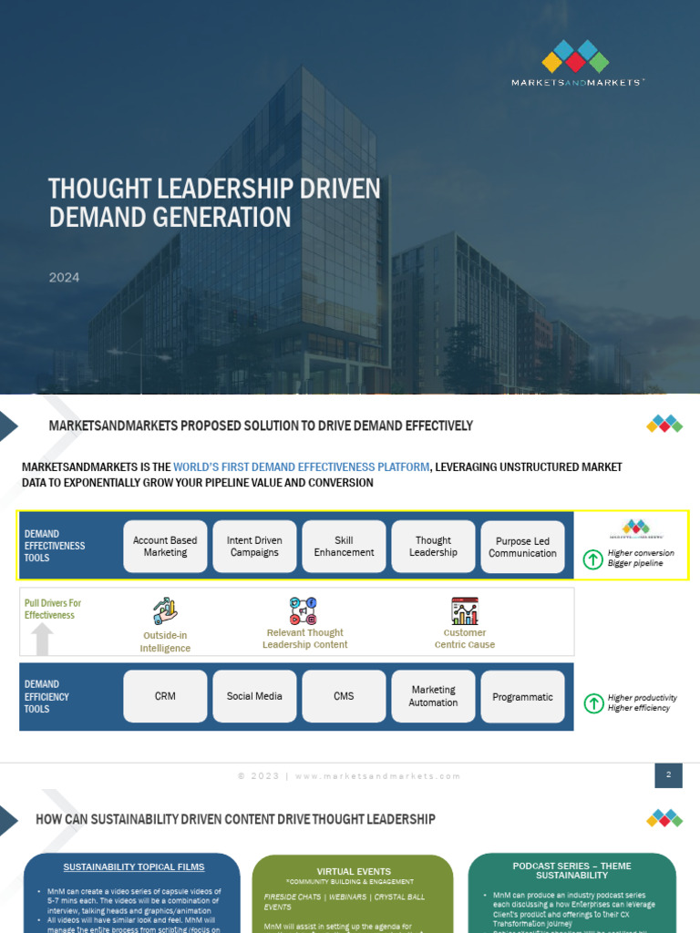 Demand Generation Podcast Insights | PDF | Spotify | Podcast