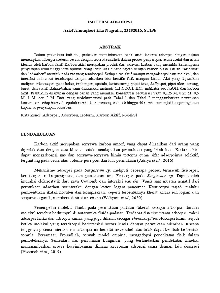 Laprak 7 Kimia Arief Rev 2 | PDF
