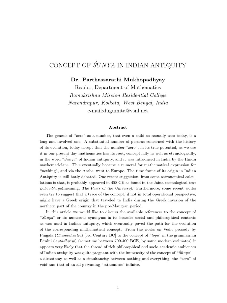 Sunya | PDF | Vedas | Śūnyatā