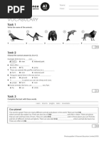 Cambridge English Flyers Practice Test | PDF
