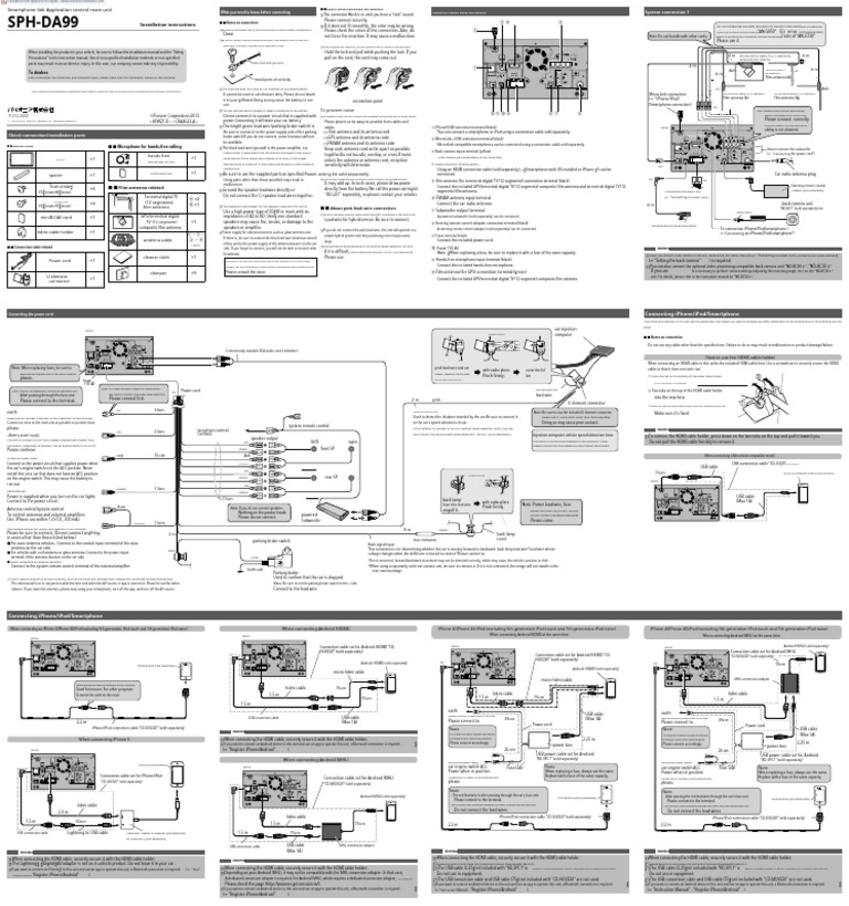 Da99 ENG INSTALL | PDF | Electrical Connector | Smartphone