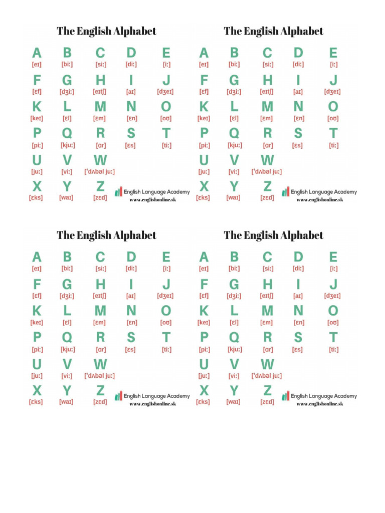 The Alphabet | PDF