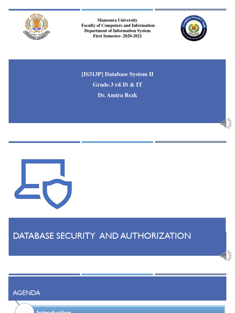 DB2 - Lec5 | PDF | Computer Access Control | Databases