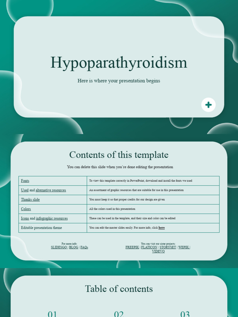 Understanding Hypoparathyroidism: Overview | PDF | Chronic Condition ...