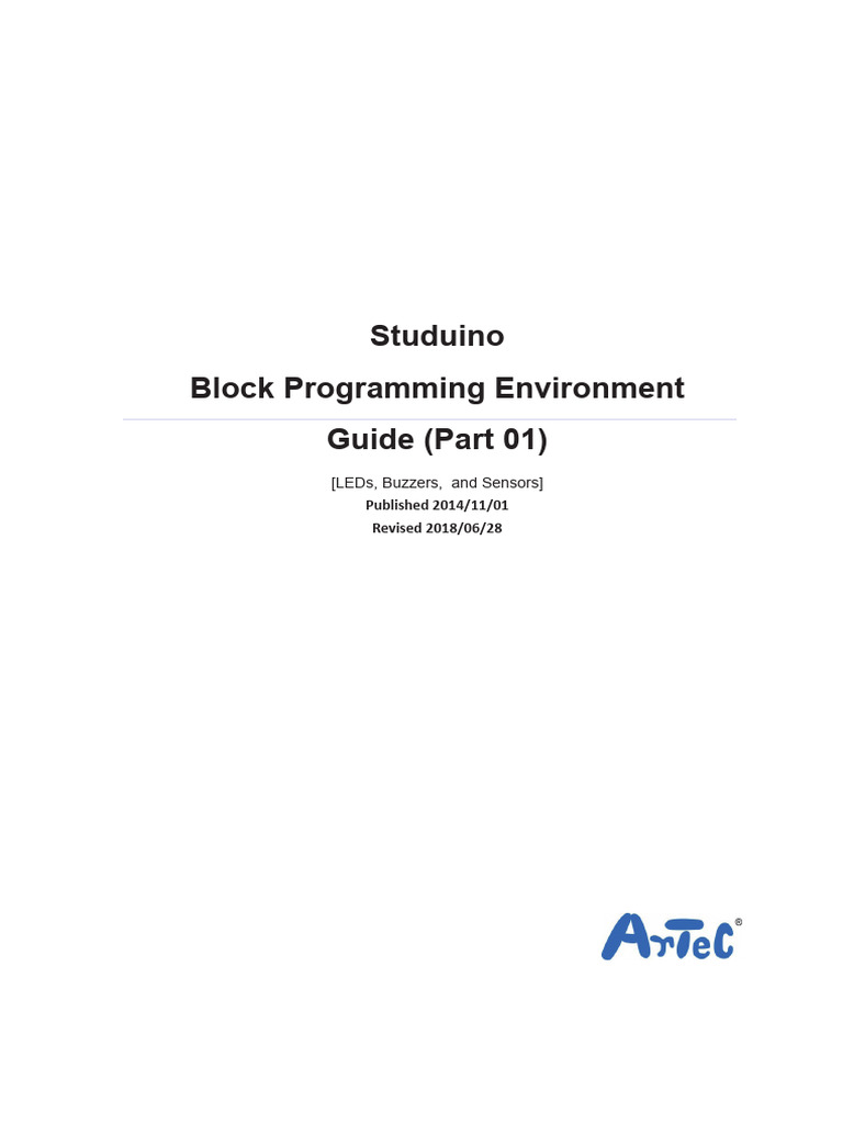 Studuino Tutorial Block 1 | PDF | Usb | Computer Keyboard