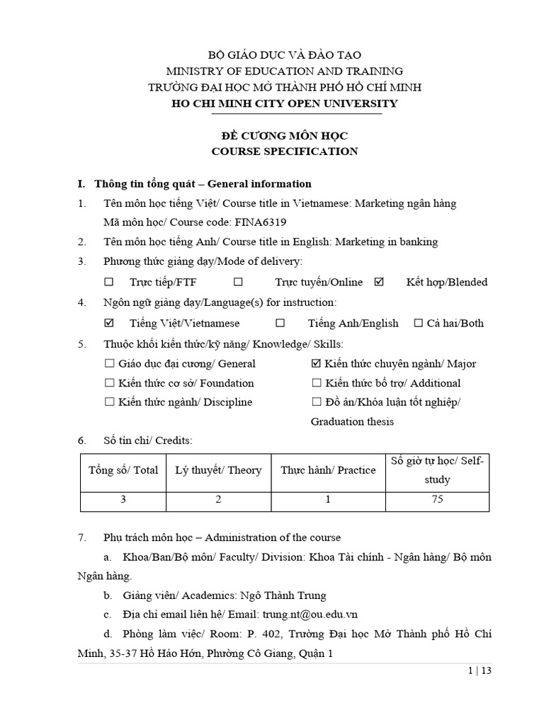 FINA6319 - Marketing Ngaì N Haì NG | PDF