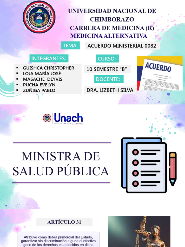 Acuerdo Ministerial 0082 | PDF