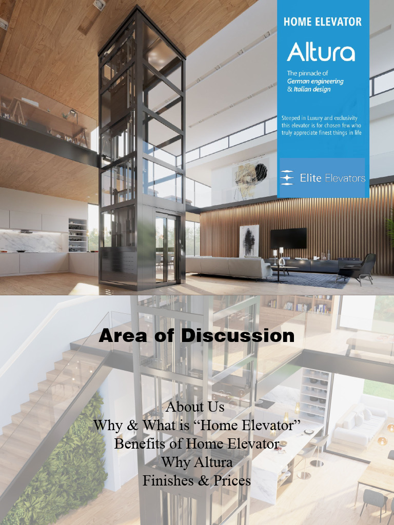 Altura Product Presentation Elite | PDF | Elevator | Building Engineering