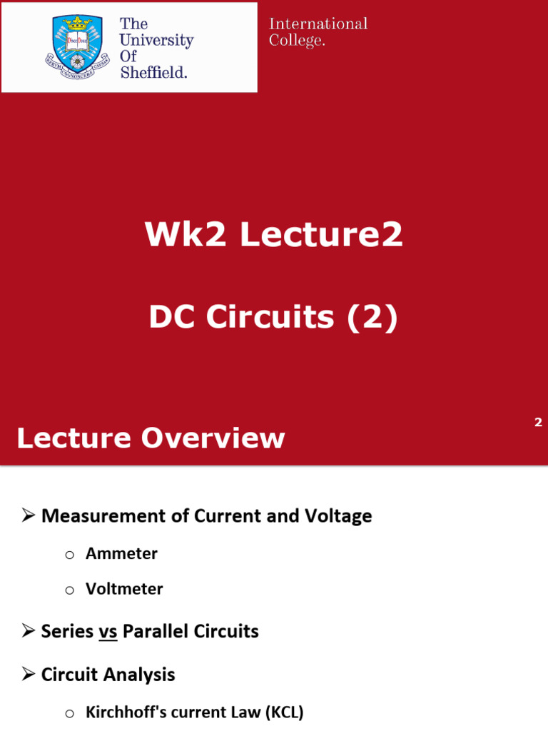 DC Circuits 2 | Download Free PDF | Series And Parallel Circuits | Voltage