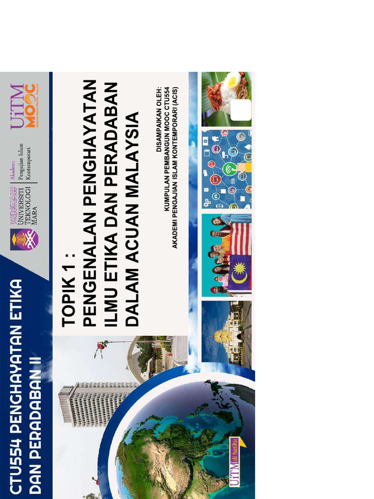 Topik 1 Pengenalan Penghayatan Ilmu Etika Dan Peradaban Dalam | PDF