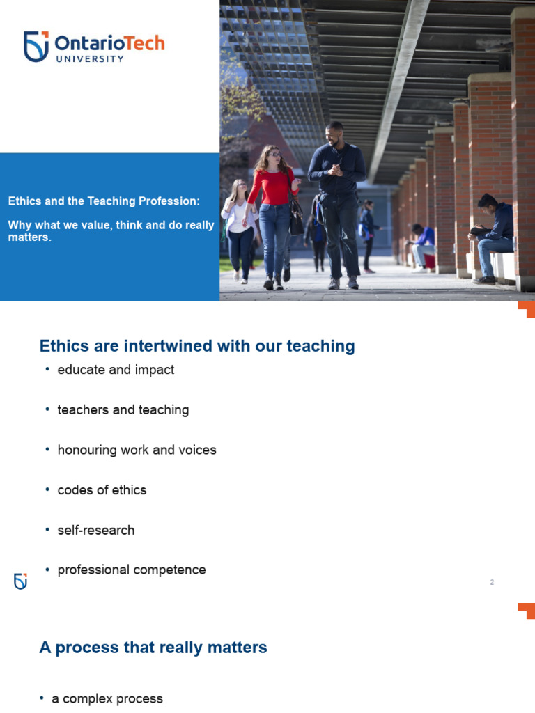 Ethics and The Teaching Profession Shirley Van Nuland | PDF ...