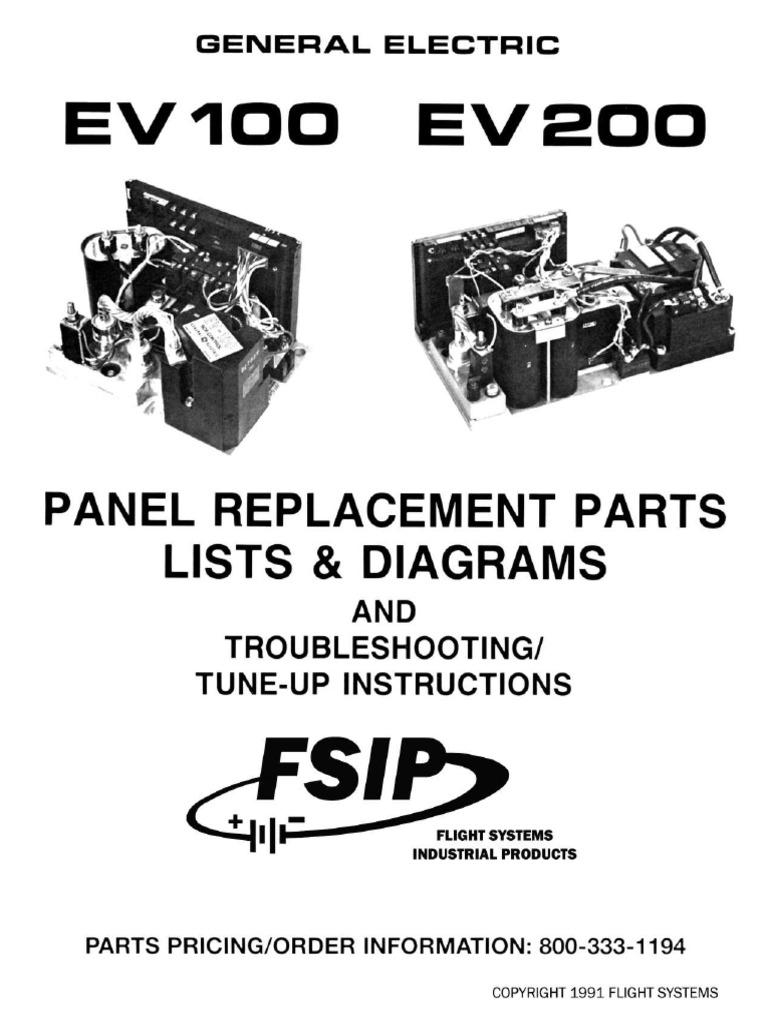 GE EV100 EV200 Panel | PDF