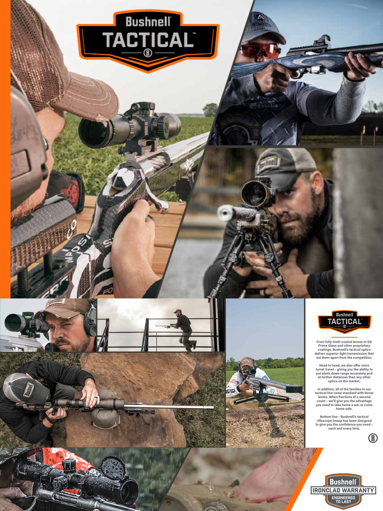 2019 Bushnell Catalogue Tactical En | PDF | Telescopic Sight | Components