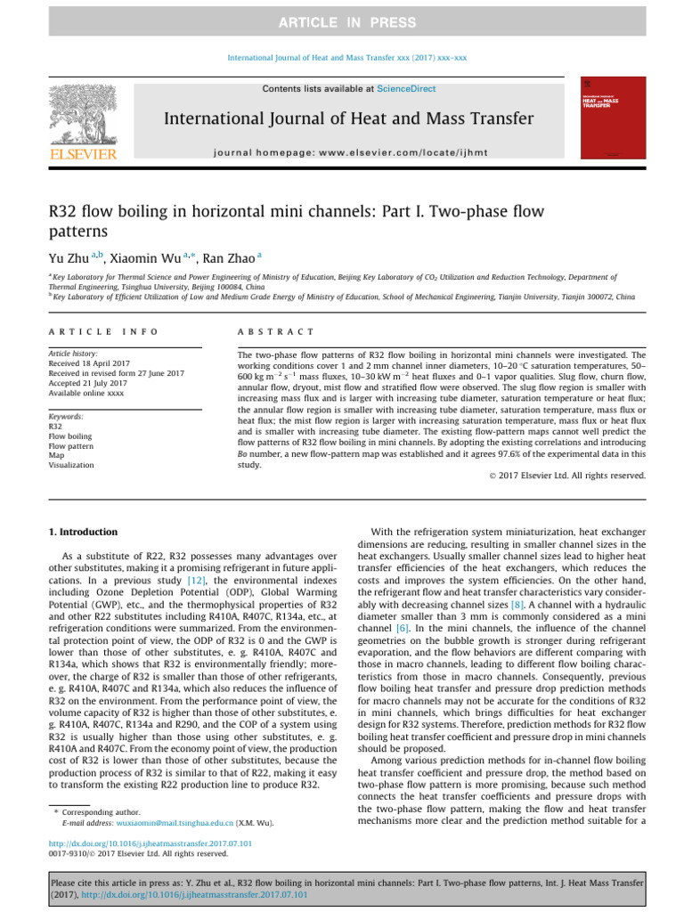 Horizontal Tube Part 1 | PDF | Boiling | Flow Measurement