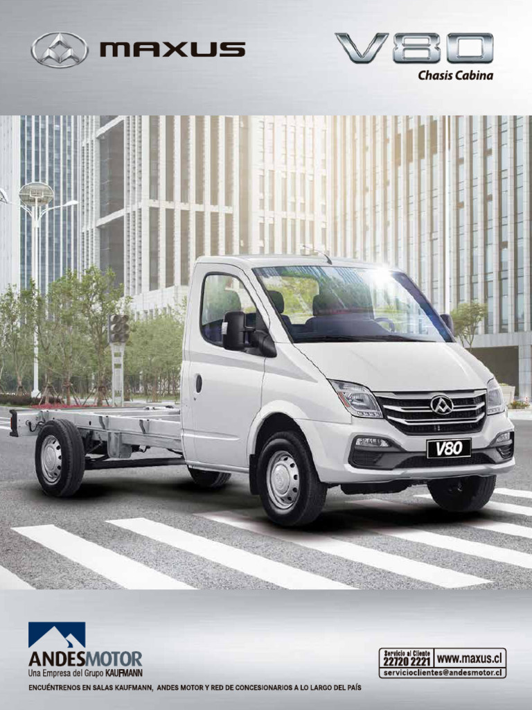 Web-FICHAS-Maxus-v80-FL-Chassis-Ene20-1 | PDF