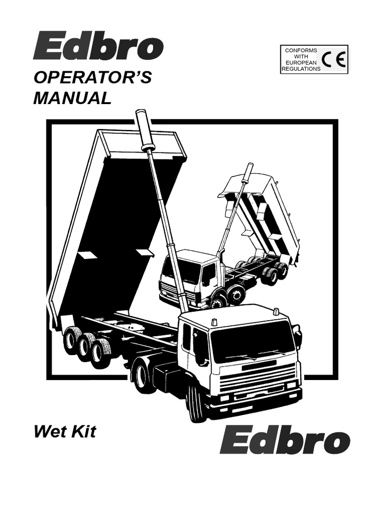 Wet Kit Installation Operator's Manual | PDF | Valve | Pump