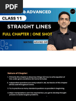 Class 11 Straight Lines Complete Notes | PDF