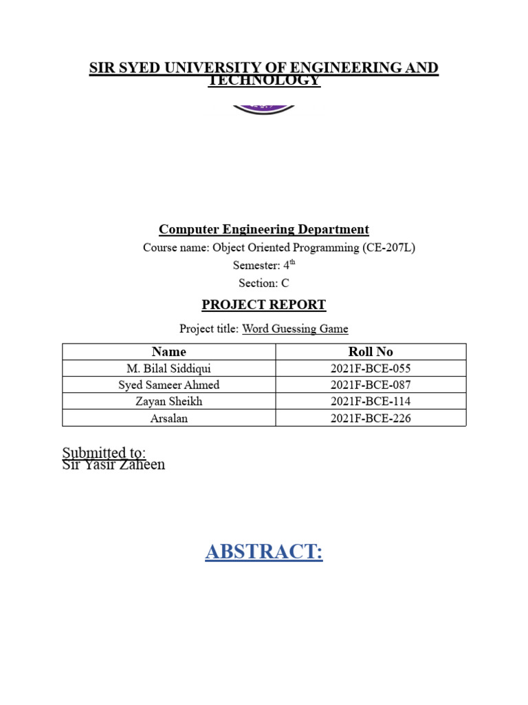 Sameer Coa Miniproject | PDF | Computer Program | Programming