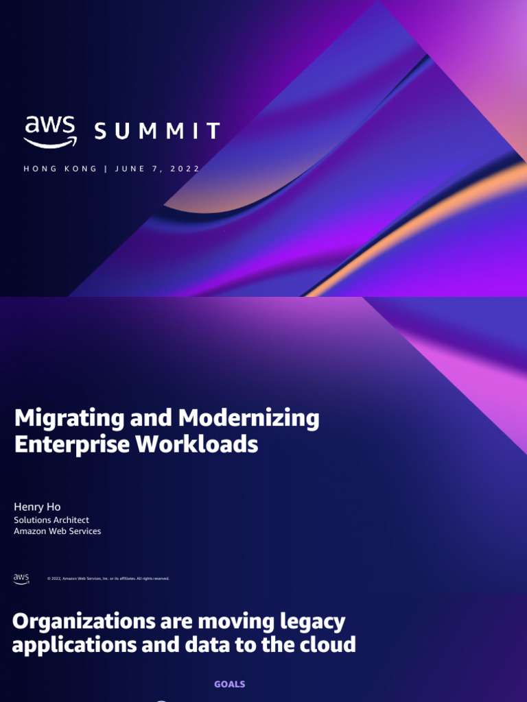 AWS Migrating - and - Modernizing - Enterprise - Workloads | PDF ... AWS Migrating - and - Modernizing - Enterprise - Workloads | PDF ...