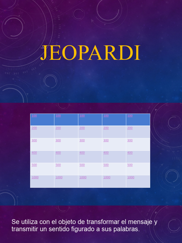 Jeopardy | PDF