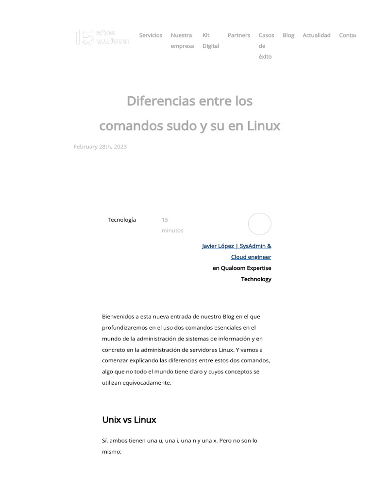 Comandos Sudo y Su en Linux | PDF