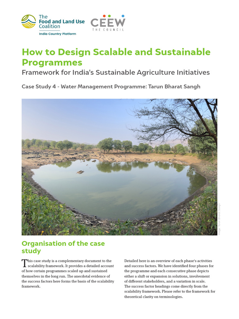 Water Revitalisation Programme Case Study | PDF