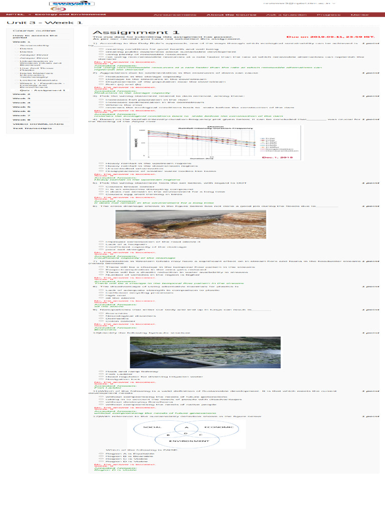 Noc19 Ge23 Assignment Week 1 | PDF