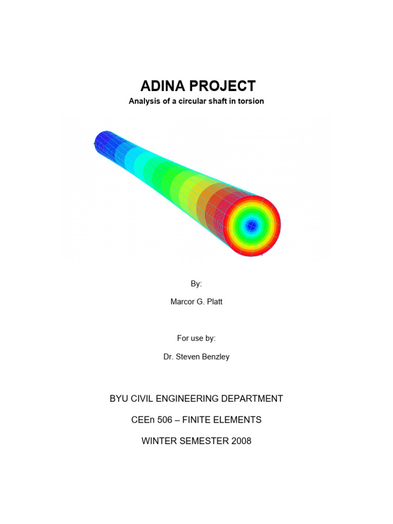Circular Shaft in Torsion | PDF