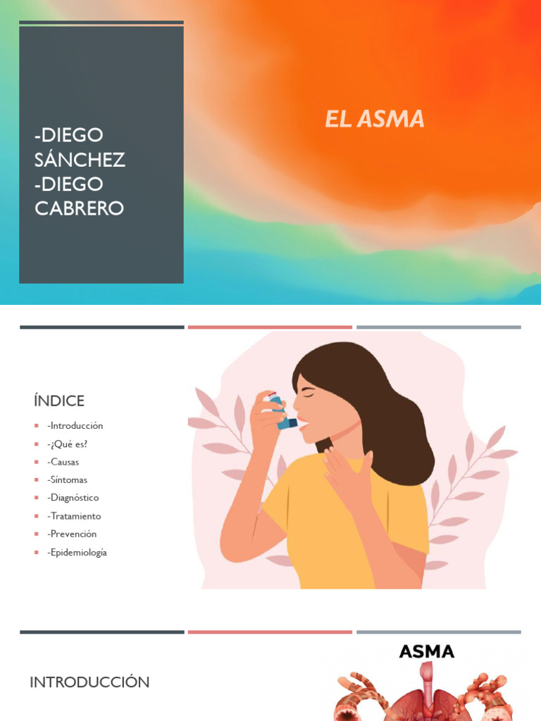 Presentación 18 | Descargar gratis PDF | Asma | Medicina CLINICA