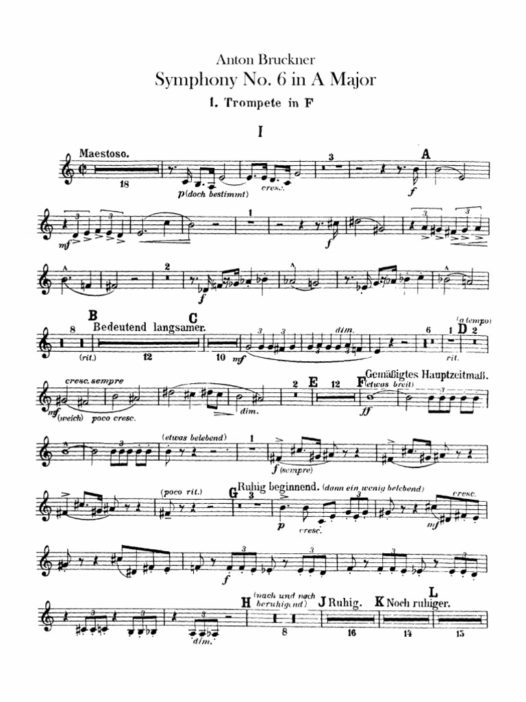 Bruckner Symphony No. 6 | PDF