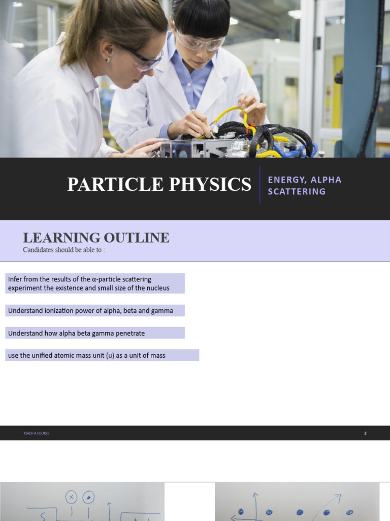 Alpha Particle Scattering in Physics | PDF | Atoms | Atomic Nucleus
