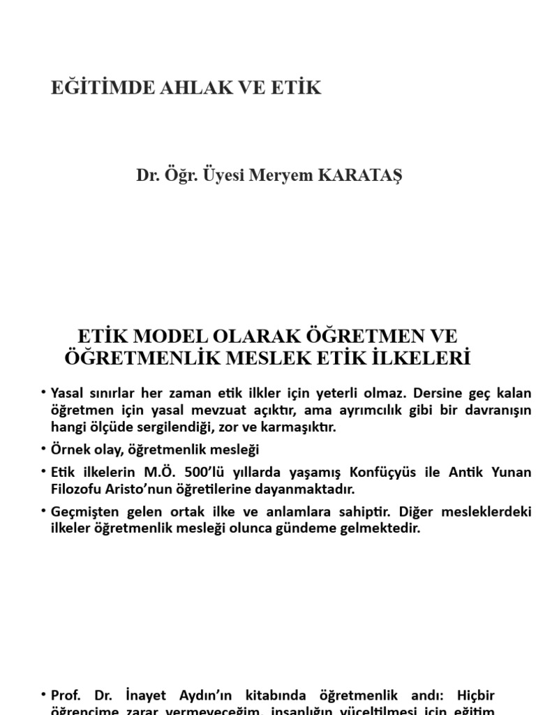 E Itimde Ahlak Ve Etik 7 | PDF