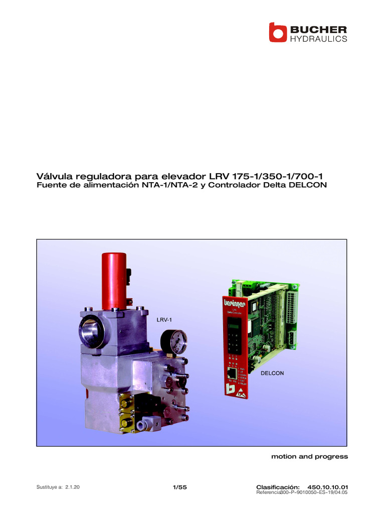 Bucher Control Delcon LRV 175 | PDF | Bomba | Mecánica de Medios Continuos