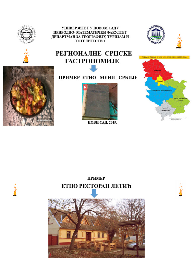 Planiranje Menija I Sistema Rada U Gastronomiji 17 4 PRIMER ETNO MENI | PDF