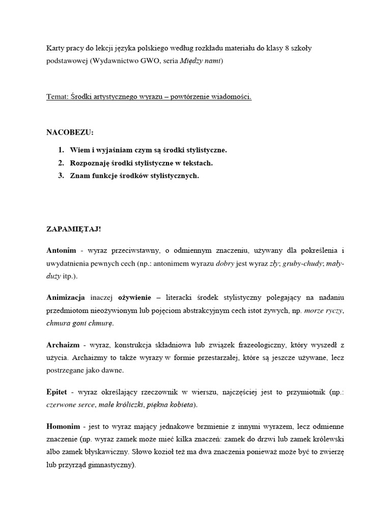 srodki_stylistyczne | PDF