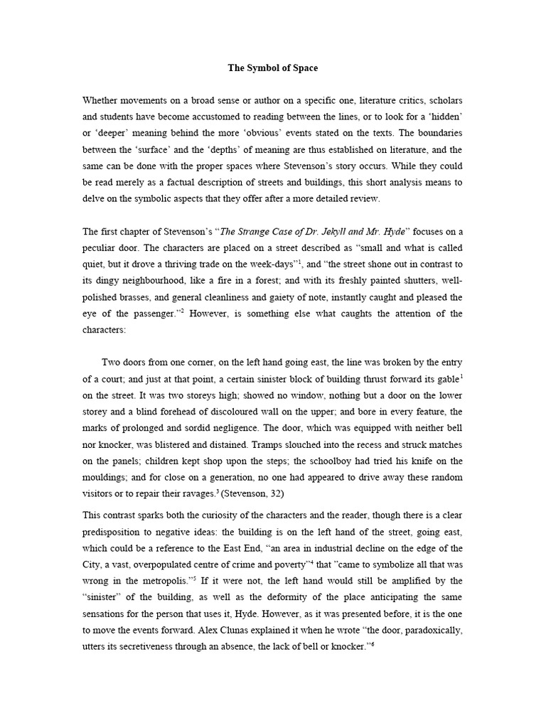 The Symbol of Space | PDF | Strange Case Of Dr Jekyll And Mr Hyde ...