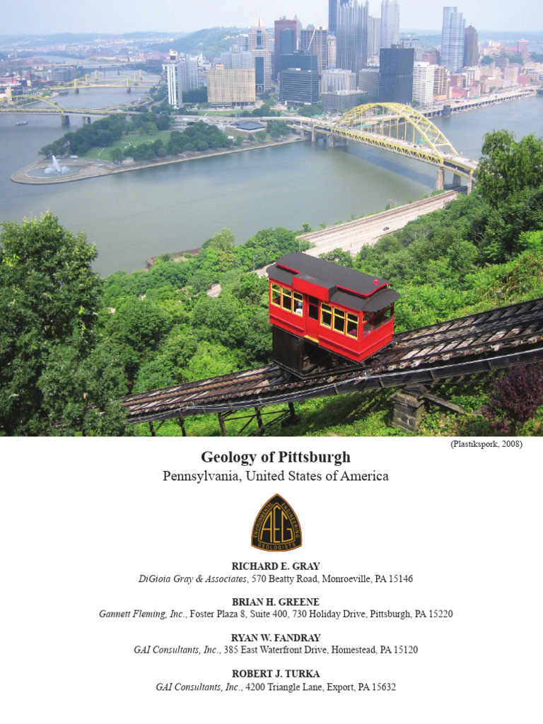 Geology of Pittsburgh Book | PDF | Limestone | Clastic Rock